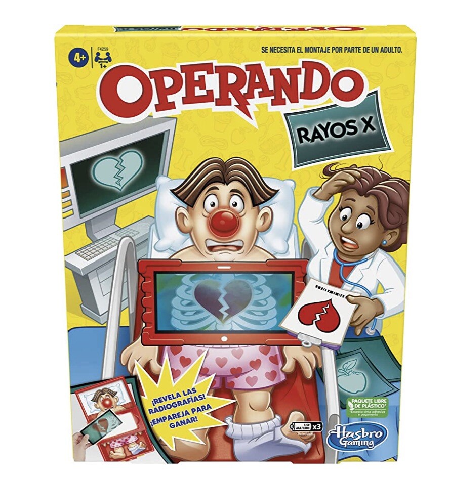 Milton Bradley Operando Juego de Mesa - Spanish-Language Operation Game ...