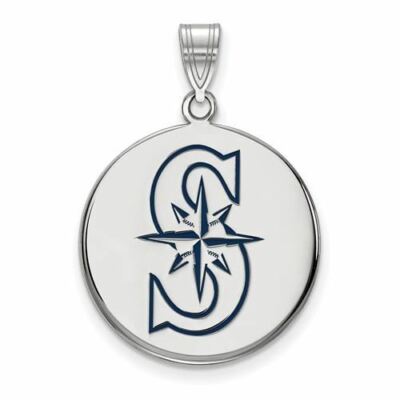 SS MLB Seattle Mariners Large Enamel Disc Pendant | eBay