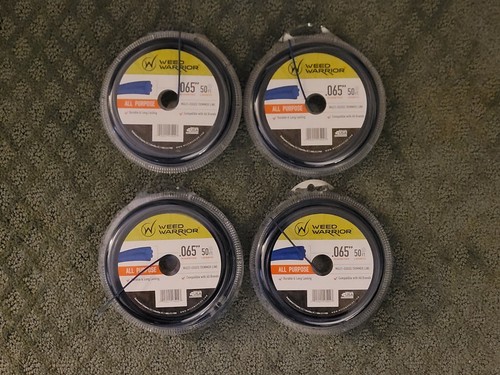 4) WEED WARRIOR ALL PURPOSE. 065" WEED EATER LINE ( NEW ) MULTI EDGED ...