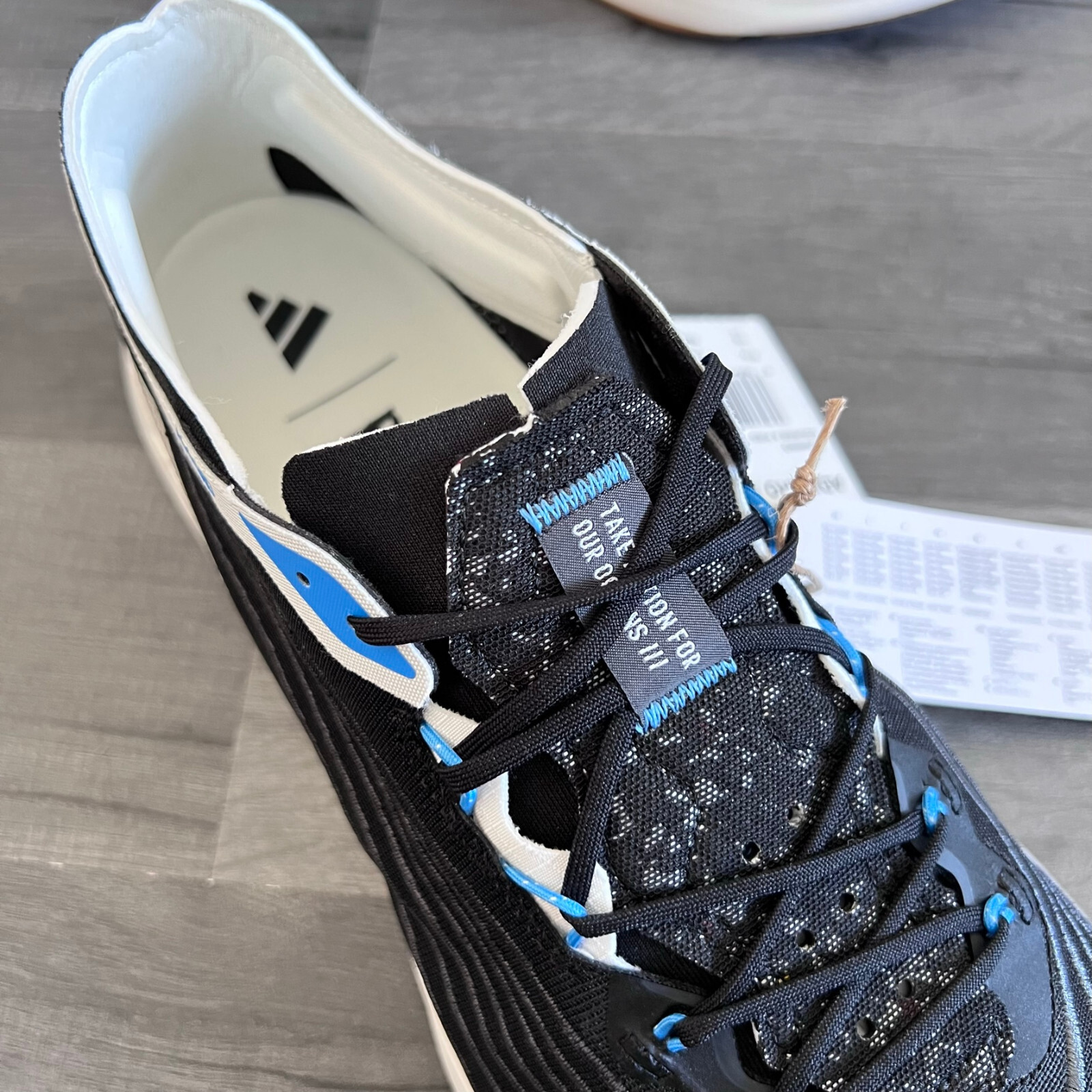 ADIDAS ADIZERO x PARLEY LIGHTWEIGHT RUNNING SHOES - ALL SIZES - BLACK ...