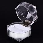 20pcs Plastic Crystal Ring Box Earring Storage Display Case Organizer ...