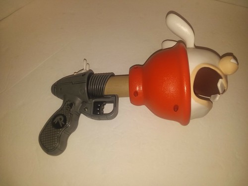 RABBIDS Invasion Plunger Blaster 15-Sound Fart Gun 2014 Nick/Ubisoft | eBay