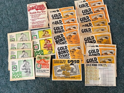 Vintage Gold Bond and S&H Stamp and Coupon Books | eBay