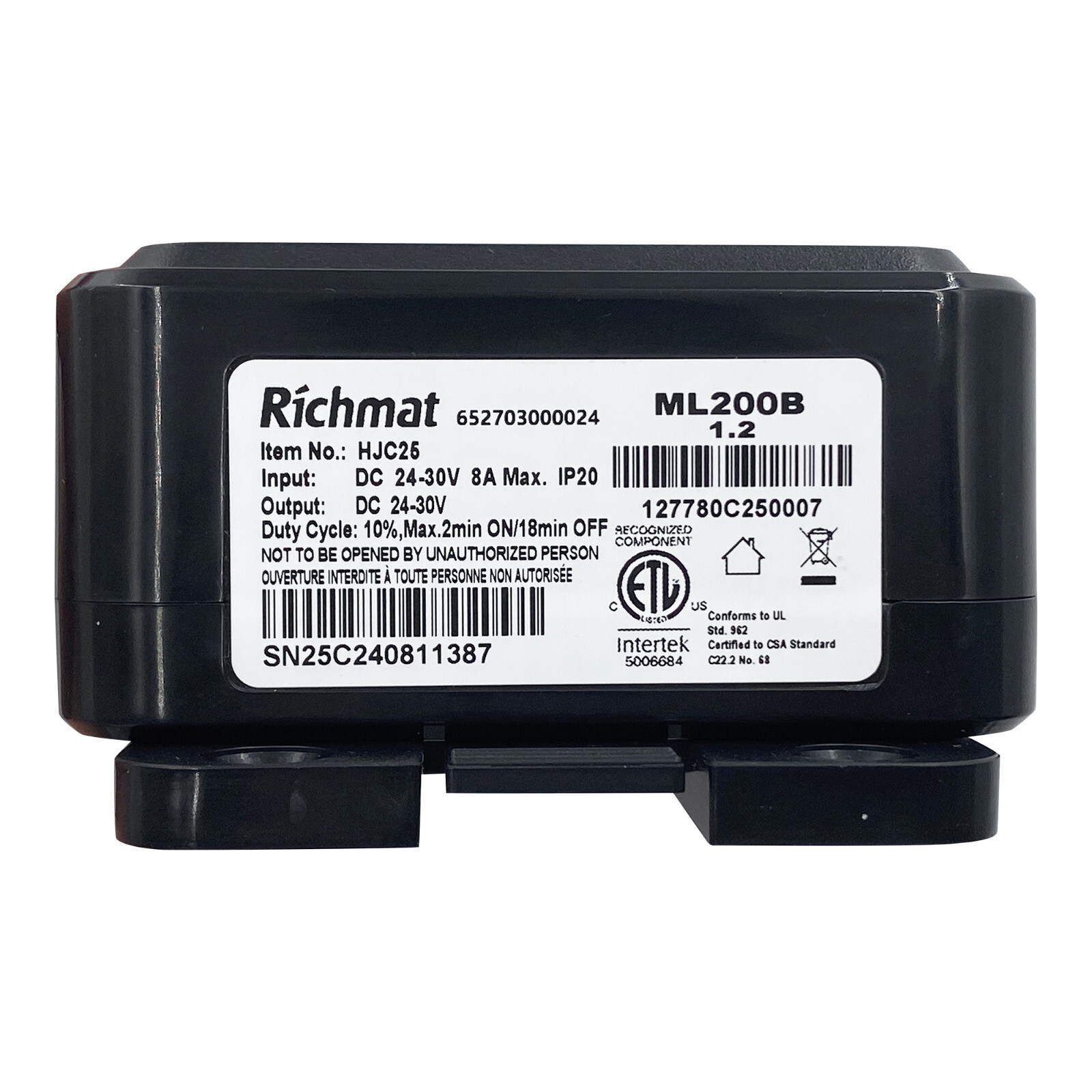 Richmat Model HJC25 Control Box Replacement for Adjustable Bed Base 6 ...