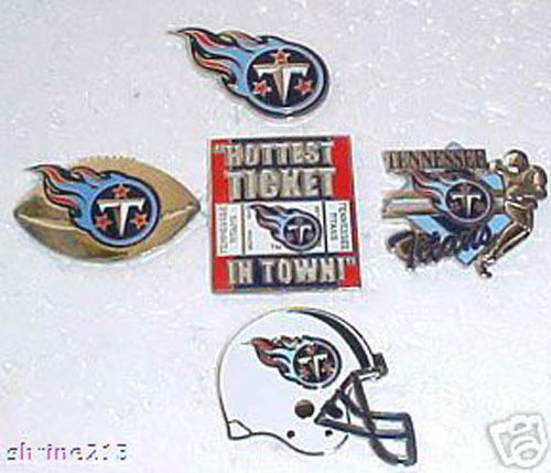 Set of 5 Tennessee Titans Logo Collectors Pins BLOWOUT PRICE | eBay