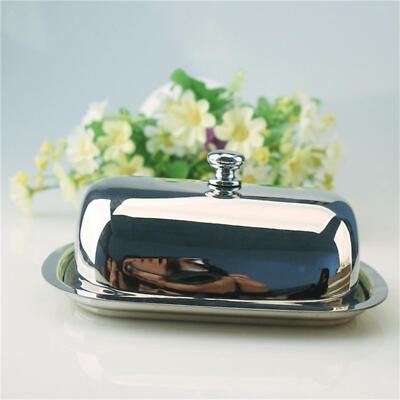 Stainless Steel Butter Dish Butter Container for Household Restaurant ...