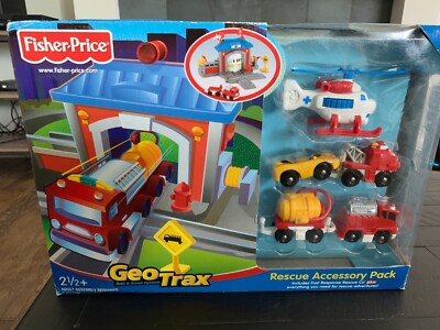 New NIB Geo Trax Fast Response Rescue Co, Whirly Bird Rescue, Lift ‘n ...