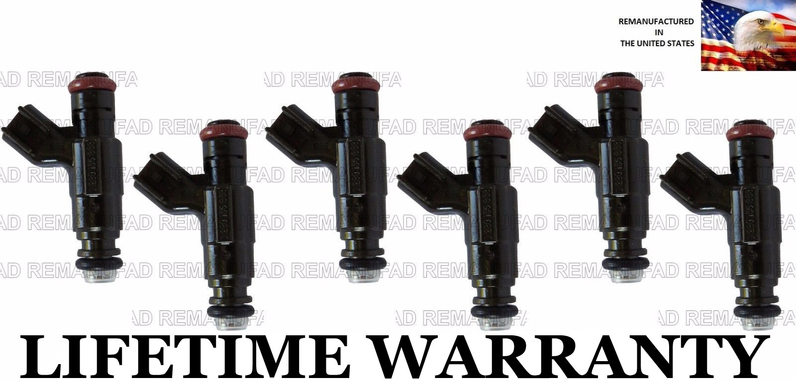 Genuine Bosch Set Of 6 Fuel Injectors for Cadillac Buick 3.6L ...