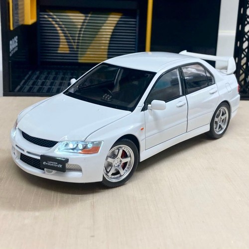 Mitsubishi Lancer Evolution Mini Car White Ct9A 1/24 | eBay
