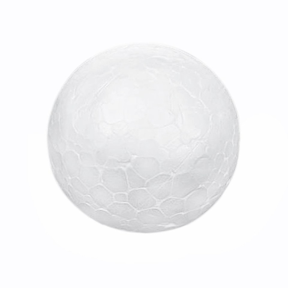 10 Pcs White Polystyrene Foam 10 cm Modelling Craft Decoration Spheres ...