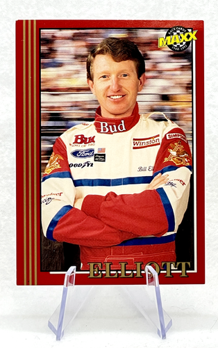 Bill Elliott 1992 Maxx #11 Junior Johnson & Associates | eBay