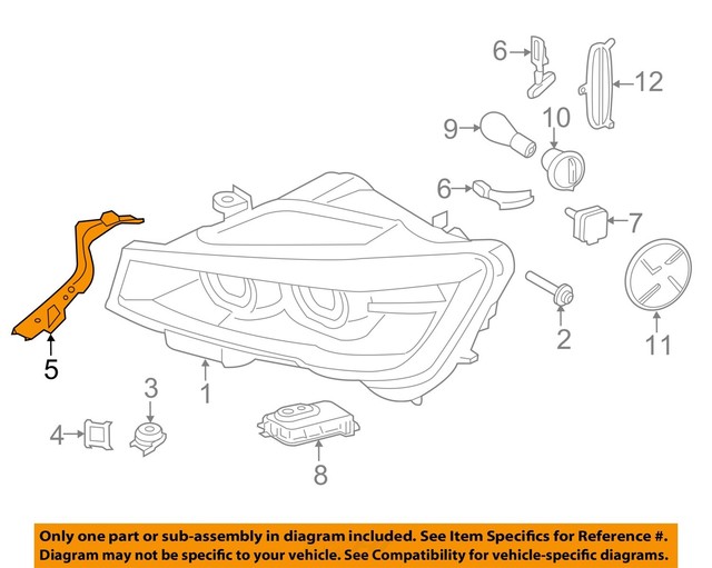 Genuine OEM Headlight Gasket for BMW 63117392976 for sale online | eBay