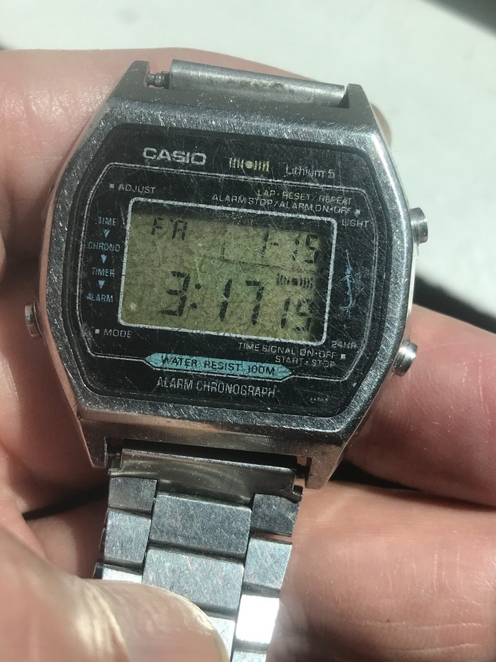 1980 CASIO H101 LITHIUM 5 MARLIN WR 100M WATCH VINTAGE DIGITAL JAPAN | eBay