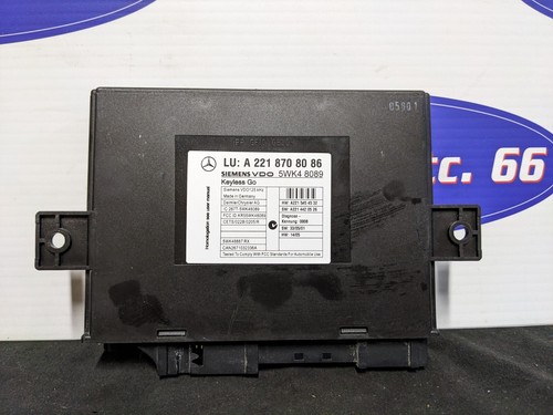 07-13 Mercedes W221 S550 S63 AMG Door Keyless Go Control Module ...