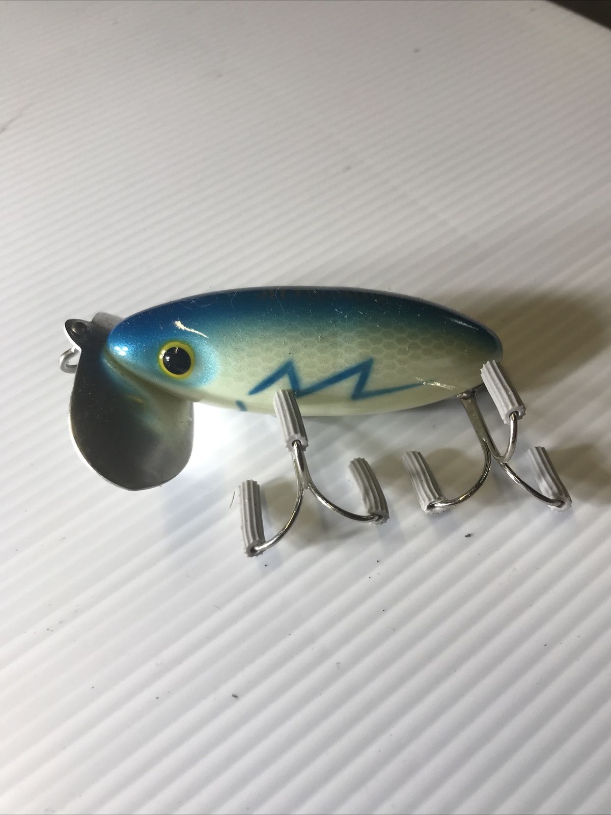 Fred Arbogast 5/8oz Jitterbug Fishing Lure Lightning Bolt Luminous ...