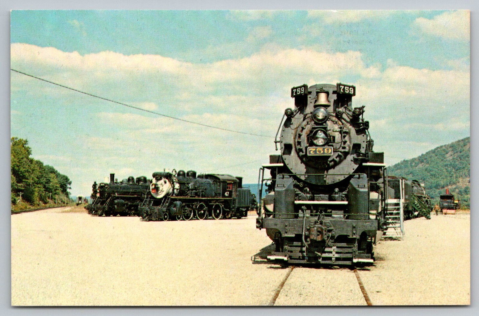 Postcard: Steamtown USA Train, Bellows Falls VT, Chrome, Unposted | eBay