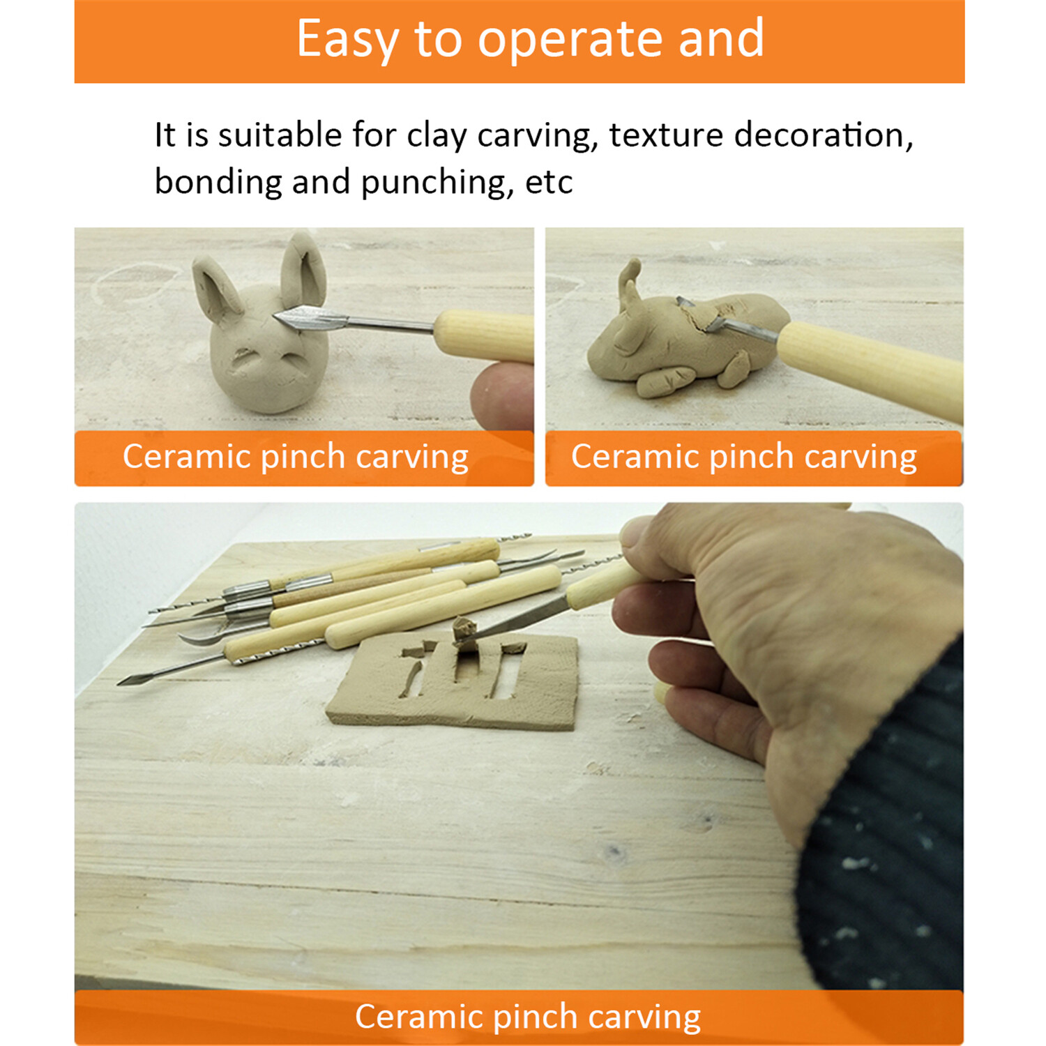 11 Pcs Pottery Tool Set Clay Sculpting Modeling Ceramics Art Kit | eBay