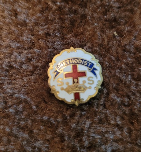 Vintage Methodist Sunday School Pin Littles System Cross and Crown 10K ...