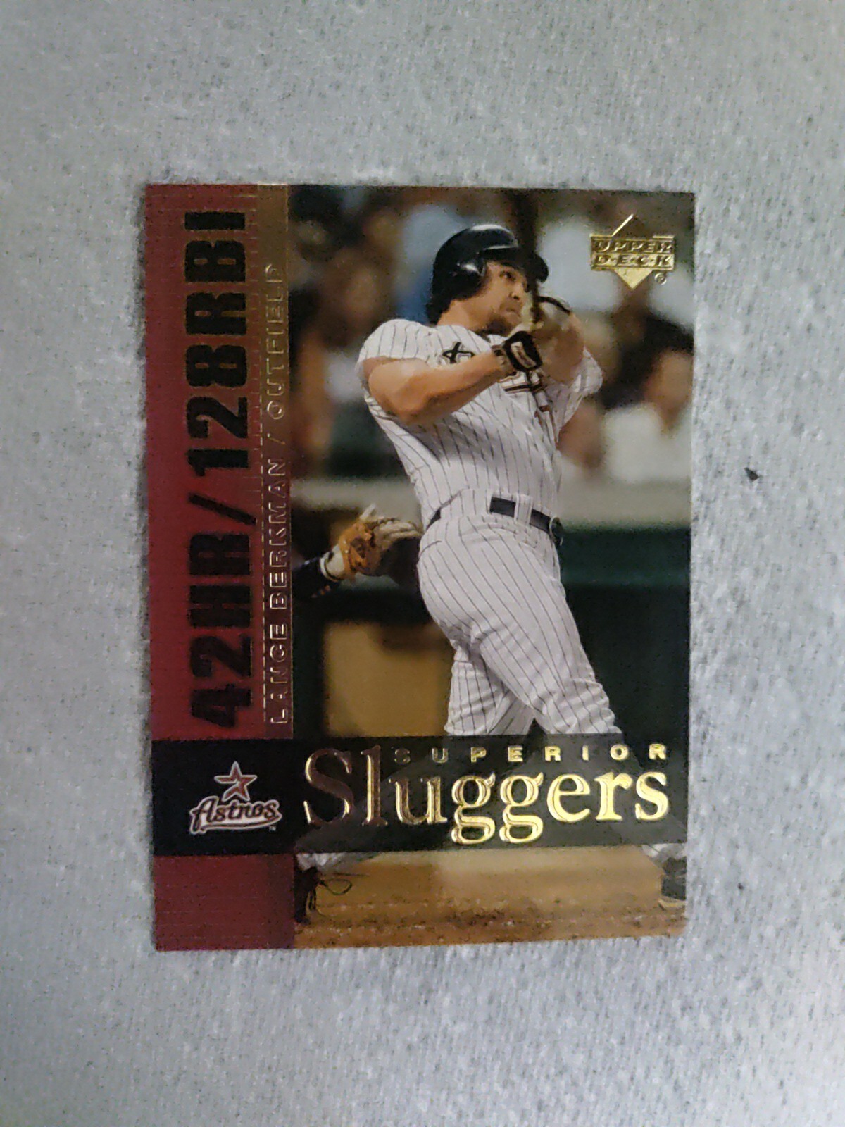 2003 Upper Deck Superior Sluggers Lance Berkman Insert #S7 Houston ...