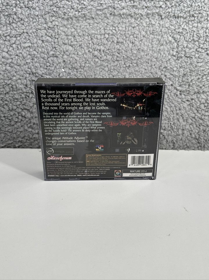 GOTHOS WIN 95 PC GAME | eBay