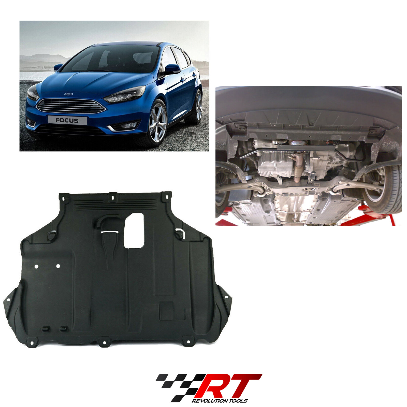 Under Engine Cover Undertray Rust Shield Fits Ford Focus C-Max 2010 On ...