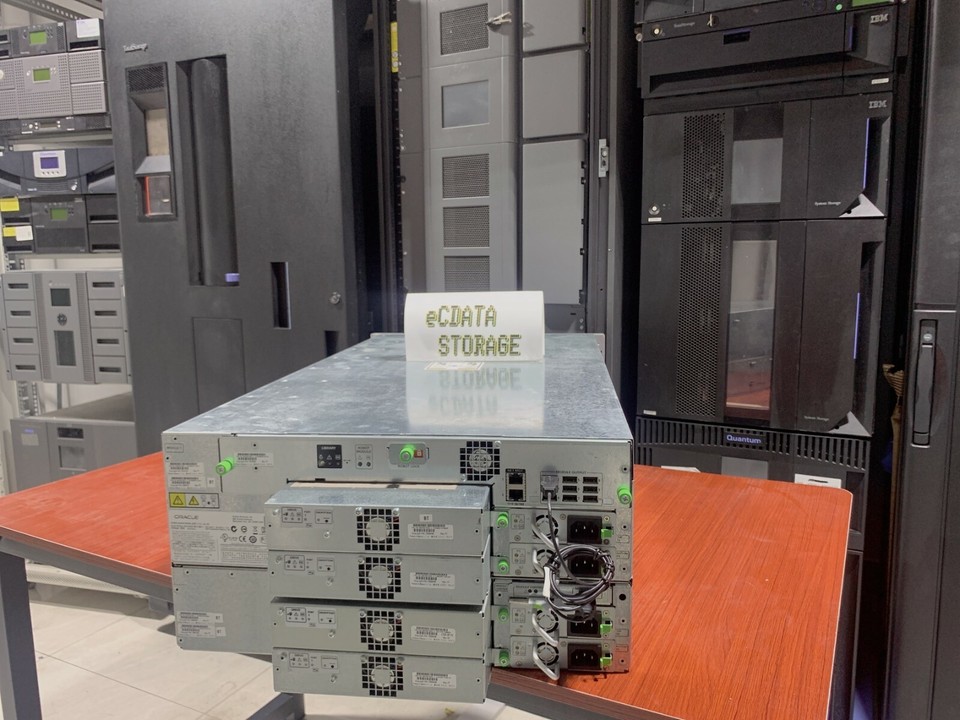 Oracle SL150 TAPE LIBRARY WITH 4x LTO6 HH FC 7057060 TAPE DRIVE AND 1x ...