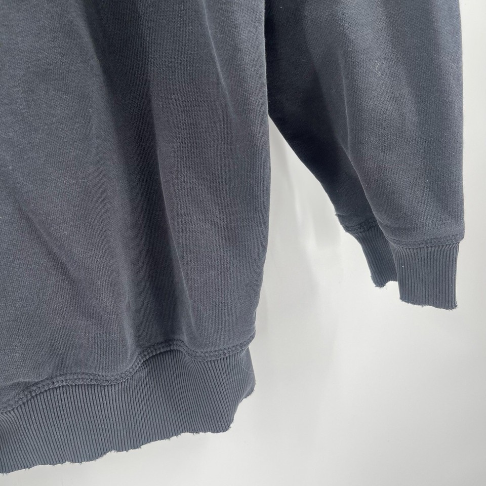 GYMSHARK Crest Hoodie Sweatshirt Size Medium Black/Gray Men's ...