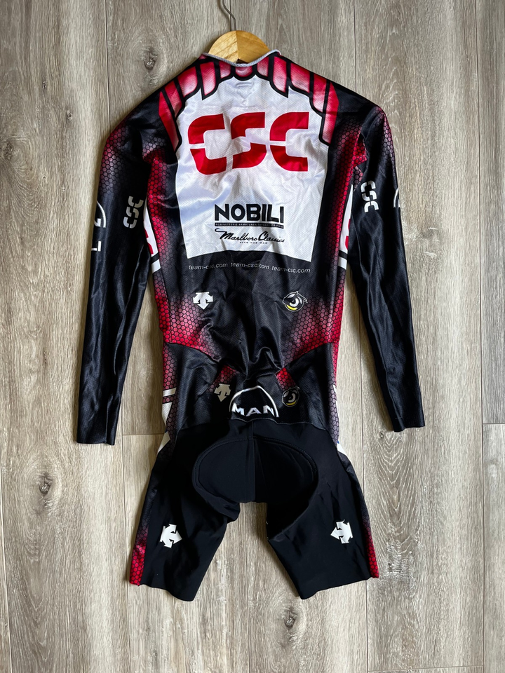 Team CSC Cycling Skinsuit Speedsuit Cycle Suit Professional Descente ...