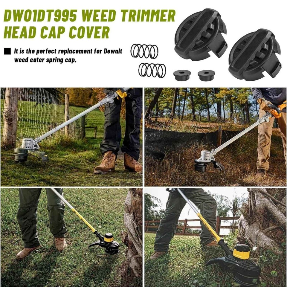 2pcs DWO1DT995 string trimmer head cap cover & spring for Dewalt ...