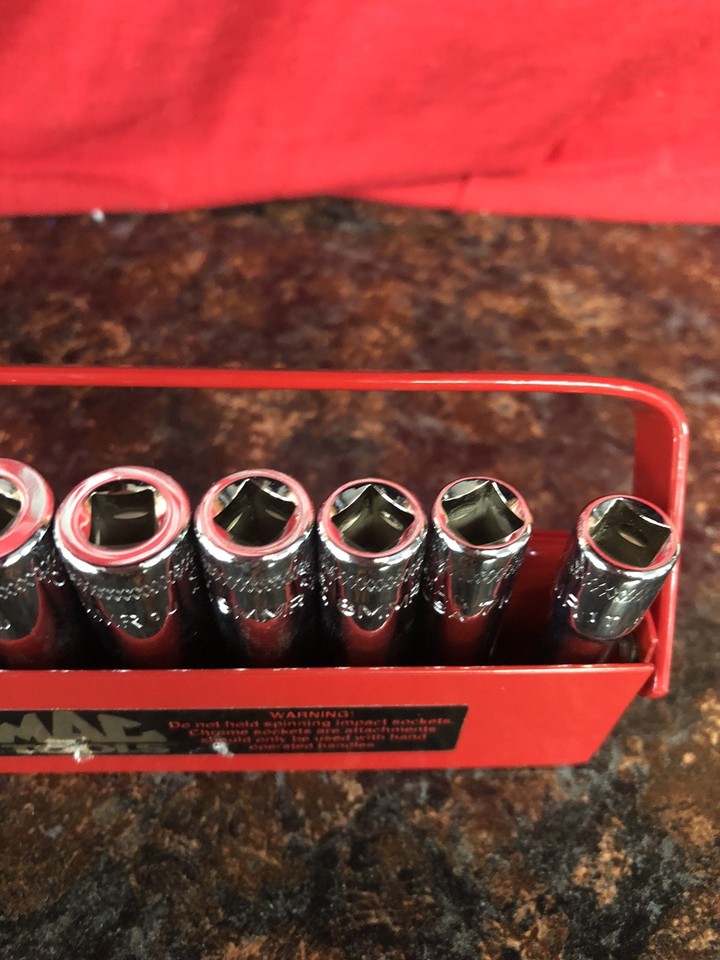 Mac Tools 9pc 1/4'' 12pt Metric Socket Set. 6mm-14mm (LOOK) | eBay