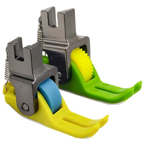 1x Roller Sewing Foot Single Needle Walking Foot Wheel Presser Feet ...