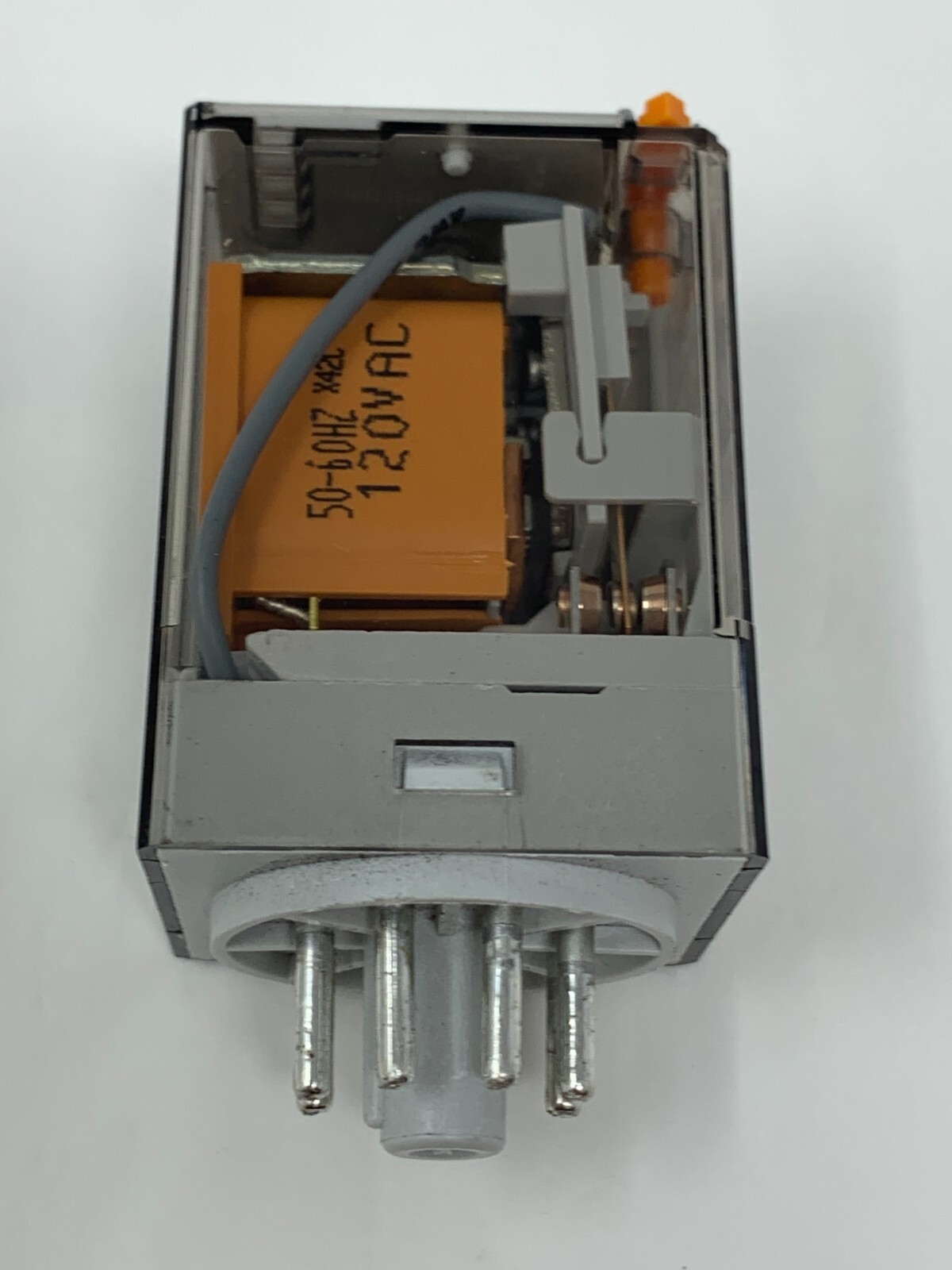 Finder 60.12.8.120.0040 Power Relay DPDT 120V 10A 90 Series Socket 8 ...