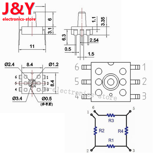 MPS20N0040D-D Sphygmomanometer Pressure Sensor 0-40kPa DIP-6 For ...