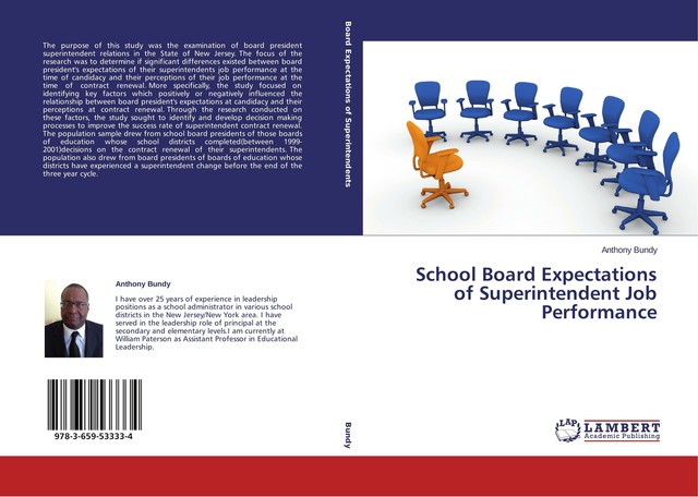 School Board Expectations of Superintendent Job Performance von Anthony ...