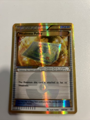 Pokémon TCG Weakness Policy Primal Clash 164/160 Holo Secret Rare for ...