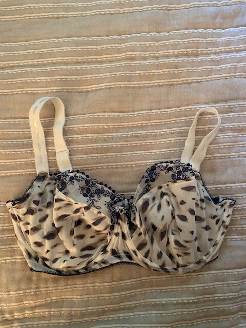 Felina Lingerie Demi Bra Animal print Semi Sheer Unli… - Gem