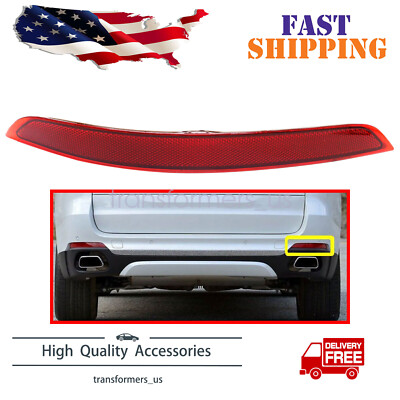 New Rear Bumper Trim Reflector Right Passenger Fit for 14-18 BMW X5 ...