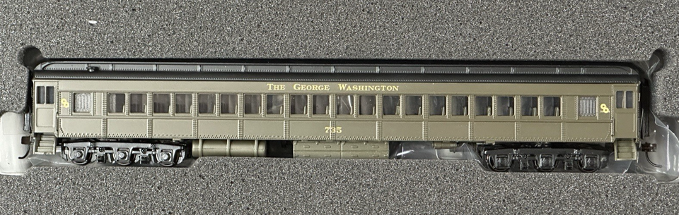 NIB HO MUSEUM QUALITY BACHMANN SPECTRUM GEORGE WASHINGTON C&O SET-FREE ...
