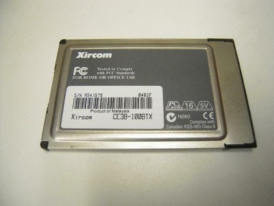 CE3B-100BTX XIRCOM CREDIT CARD ETHERNET ADAPTER 10/100-READY | eBay