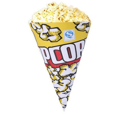 100 Pcs Paper Popcorn Bags Triangle Cone Shape Food Bags for Popcorn ...