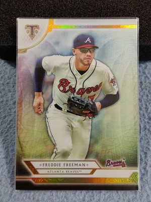2018 TOPPS TRIPLE THREADS FREDDIE FREEMAN #46 ATLANTA BRAVES | eBay