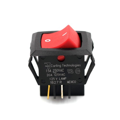 Carling On Off Illuminated Rocker Switch 20A 125V 15A 250V DPST | eBay