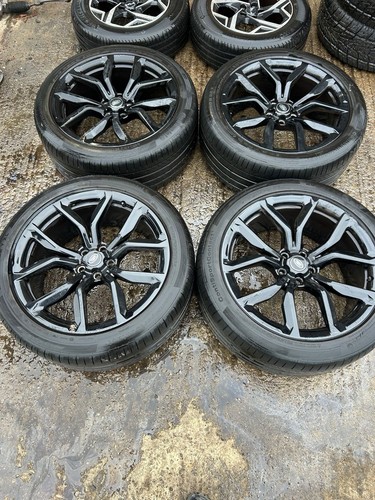 RANGE ROVER SPORT 22 INCH L494 SVR GENUINE ALLOY WHEELS & TYRES 295/45 ...