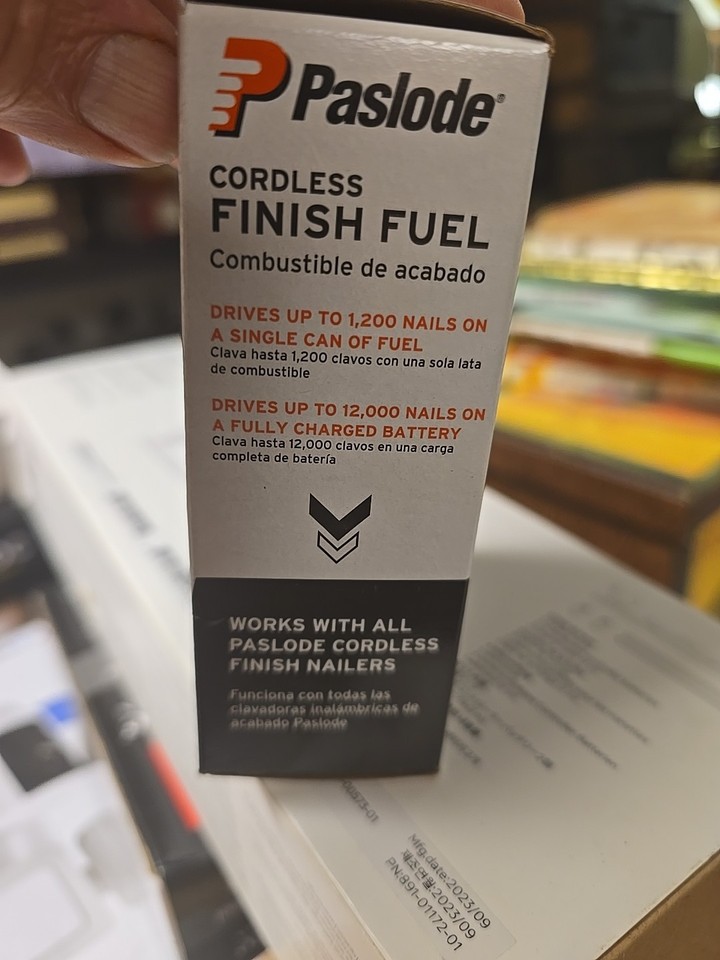 4 Cans Paslode Universal Short Yellow Trim Fuel 816007 Paslode and Brad ...