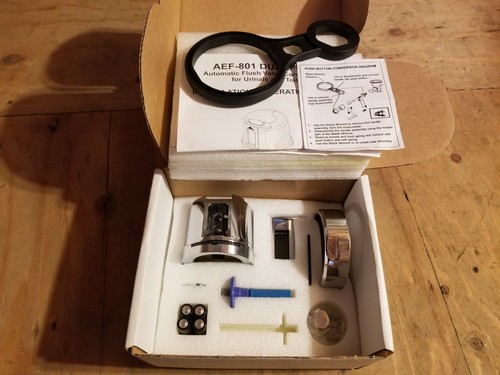 AMTC AEF-801 DUALFLUSH Automatic Flush Valve Retrofit Kit for Urinals ...