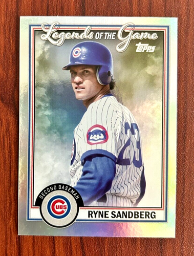 2023 Topps RYNE SANDBERG Silver Holo Foil Legends of the Game #LG-20 | eBay