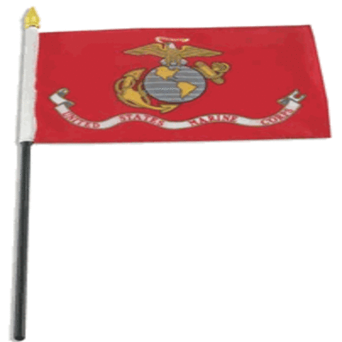 "4x6" United States Marine Corps Flag / Marine Flag / Marine Stick Flag ...