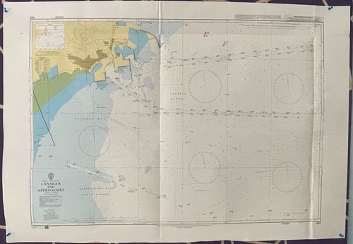 Admiralty 880 China-Huang Hai Lanshan And Approaches Vintage Map ...