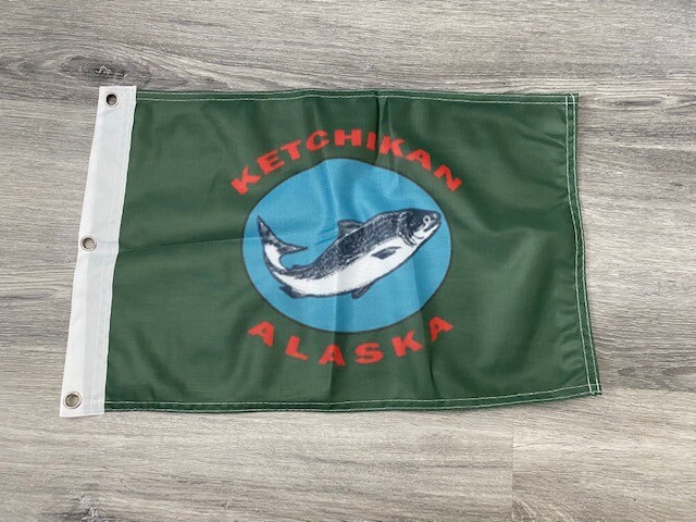 12 x 18 12" x 18" City Ketchikan, Alaska Flag Banner Grommets37 | eBay