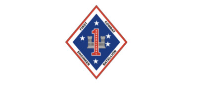 4" us marine corps 1st combat engineer battalion regiment sticker decal ...
